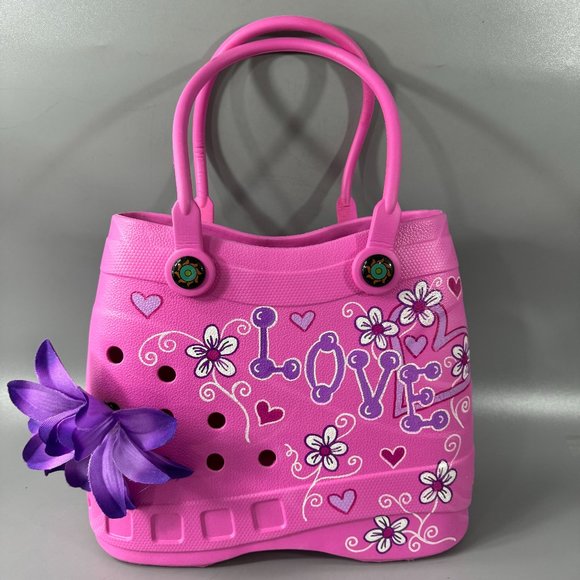 Optari | Bags | Optari Sol Toe Pink White Daisy Love Small | Poshmark